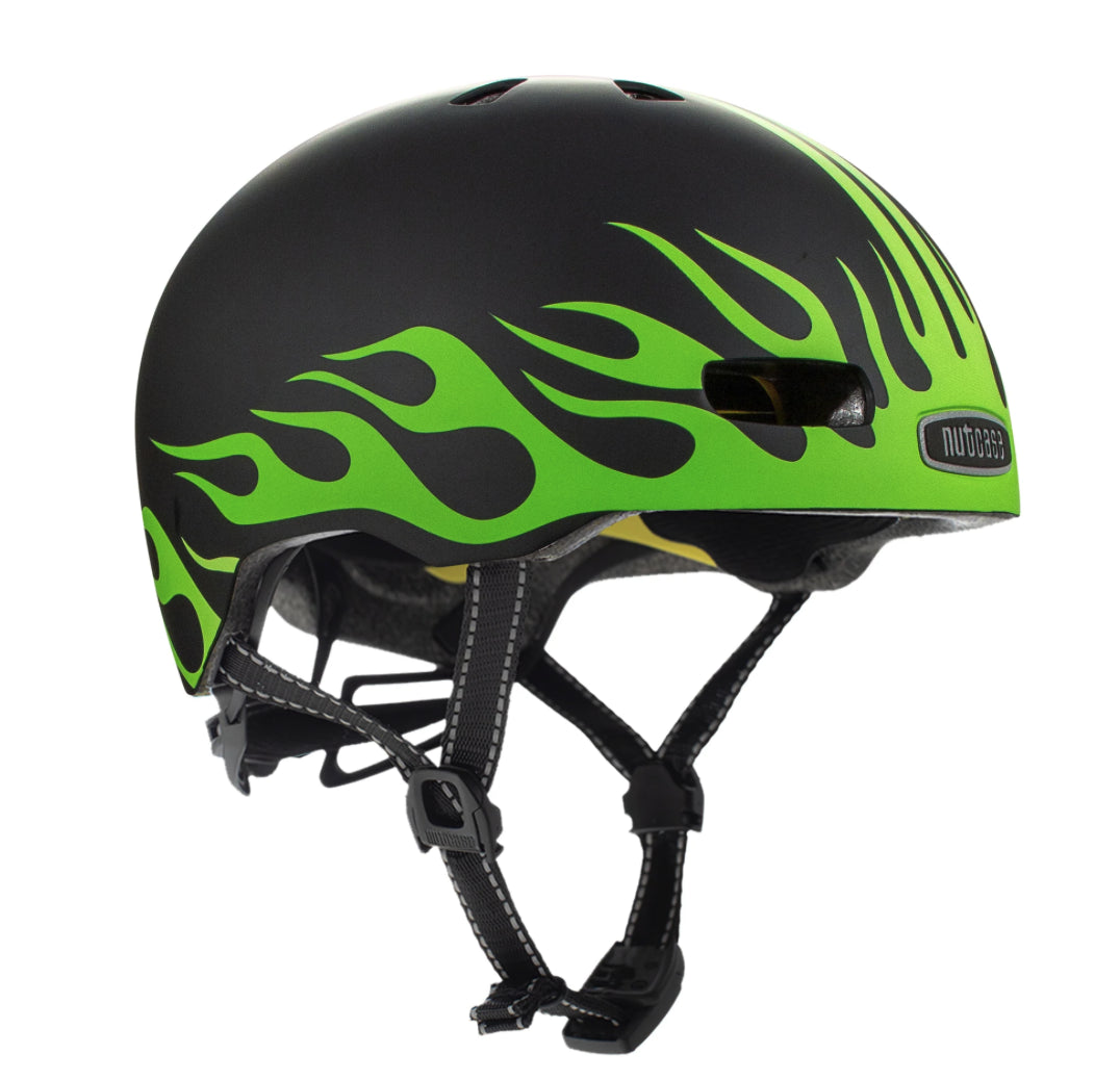 Nutcase Little Nutty Burn Rubber Mips Cykelhjelm – Small 52-56 Cm ...